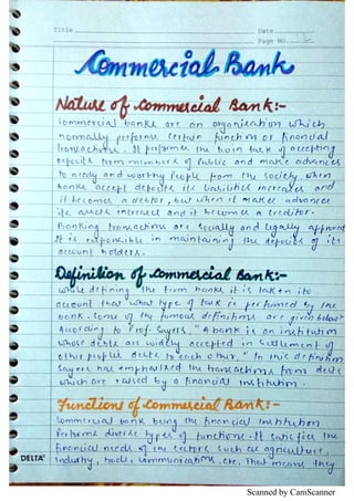 Banking system economics project class12 | PDF | Business | Business ...