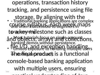 Banking_System_Project_using java language ppt.x | PPTX