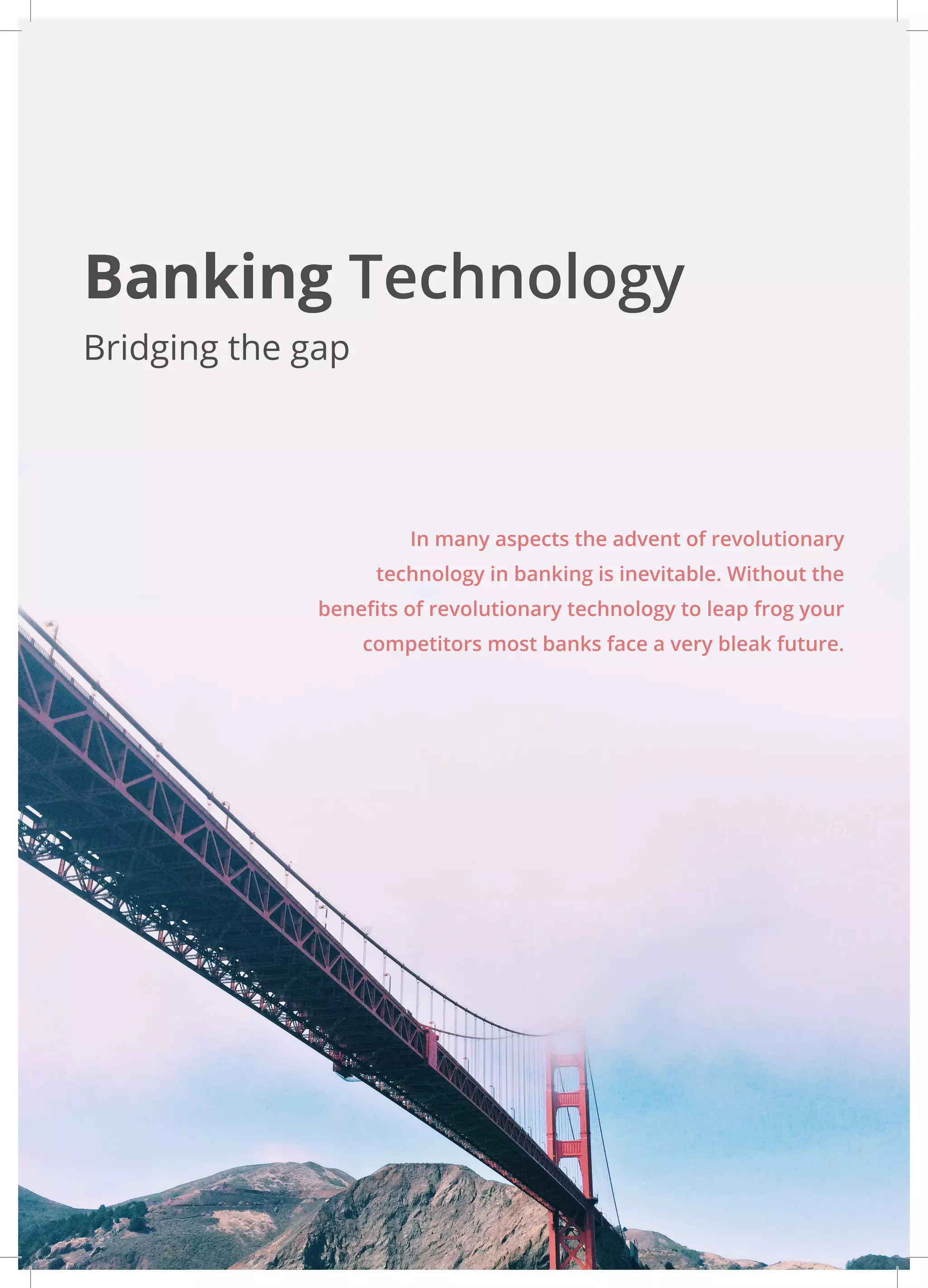 Banking Technology - Bridging the Gap | PDF