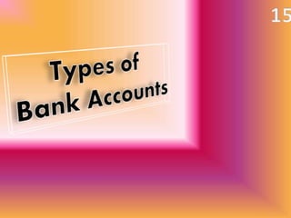 Banking terms and kinds of cheque | PPTX