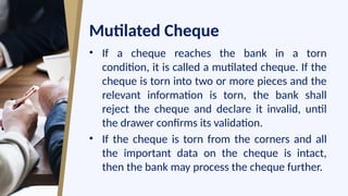BANKING THEORY LAW AND PRACTICES - Cheque.pptx