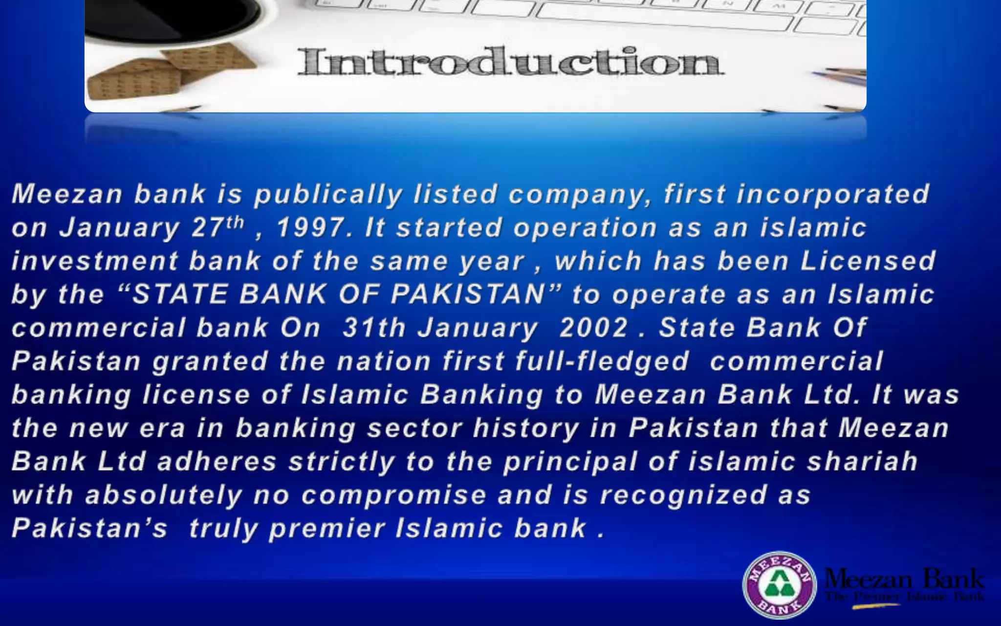 MEEZAN BANK PRESENTATION | PPTX