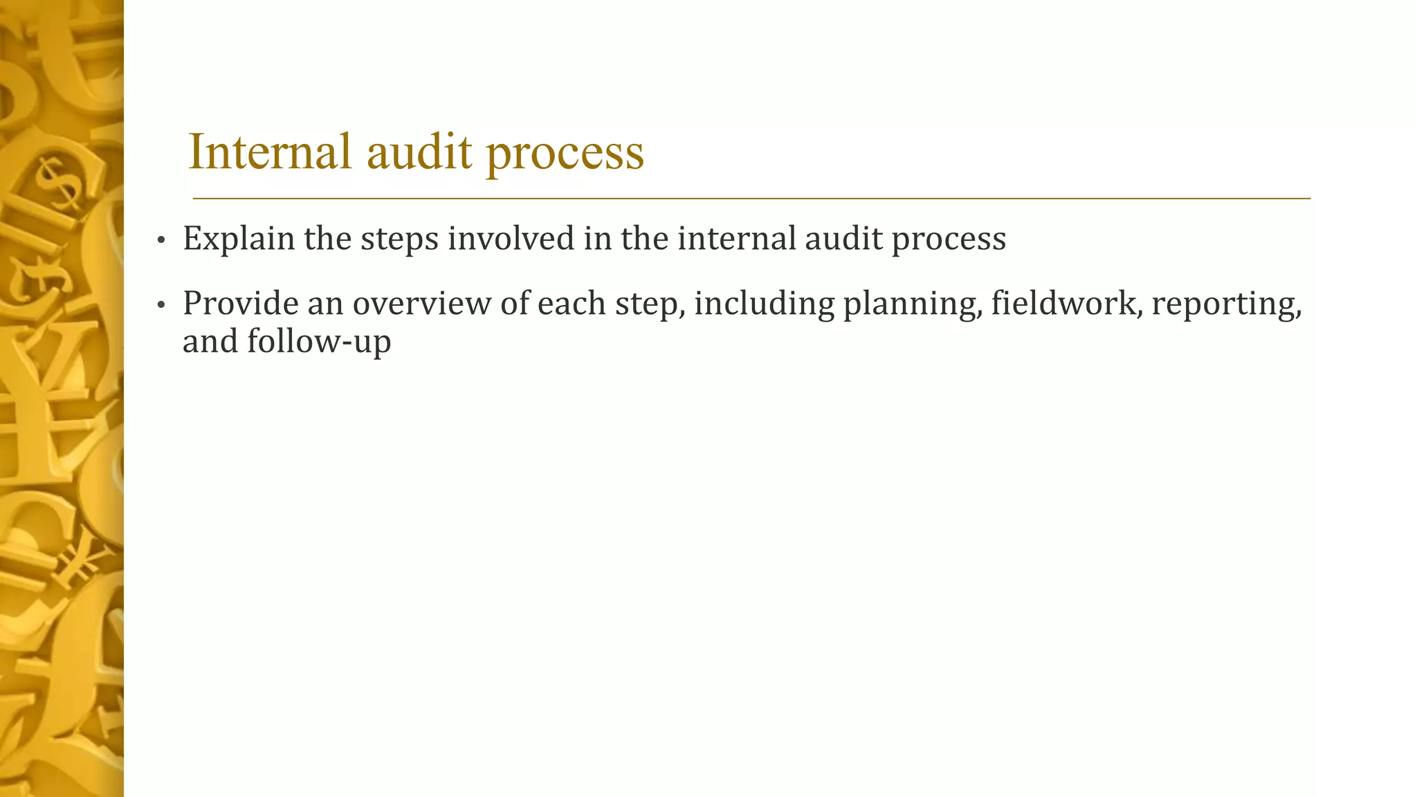 Bank Internal Audit | PPTX