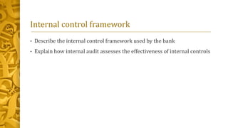 Bank Internal Audit | PPTX