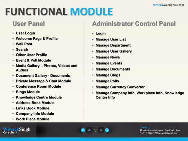 Bank intranet | PPTX