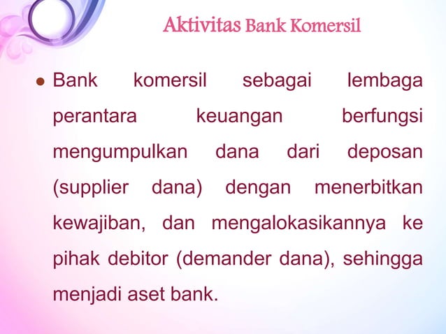 Bank komersial | PPTX