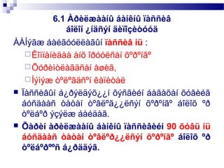 Bank lekts №13, 14, 15 | PPT