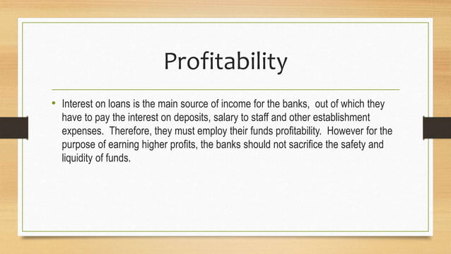 Bank lending and principles of sound lending | PPTX