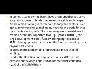 Bank lending policy in brazil | PPT