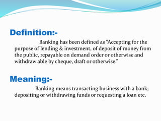 Bank management | PPTX