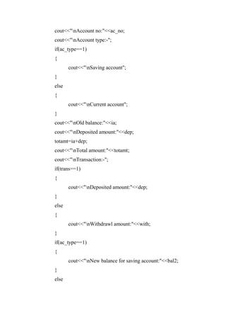 Bank management | PDF