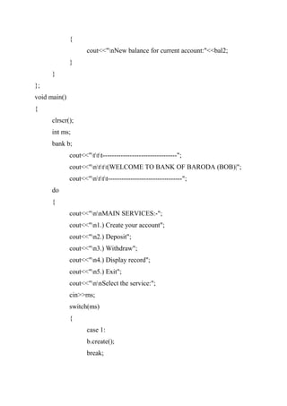 Bank management | PDF