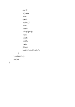 Bank management | PDF