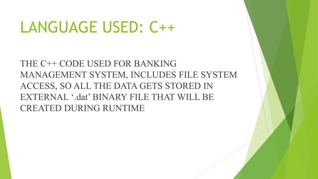 Bank management system