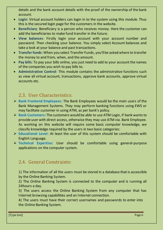 Bank management system | DOCX