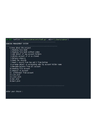 Bank management system | PDF