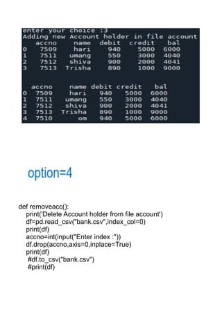 Bank management system | PDF