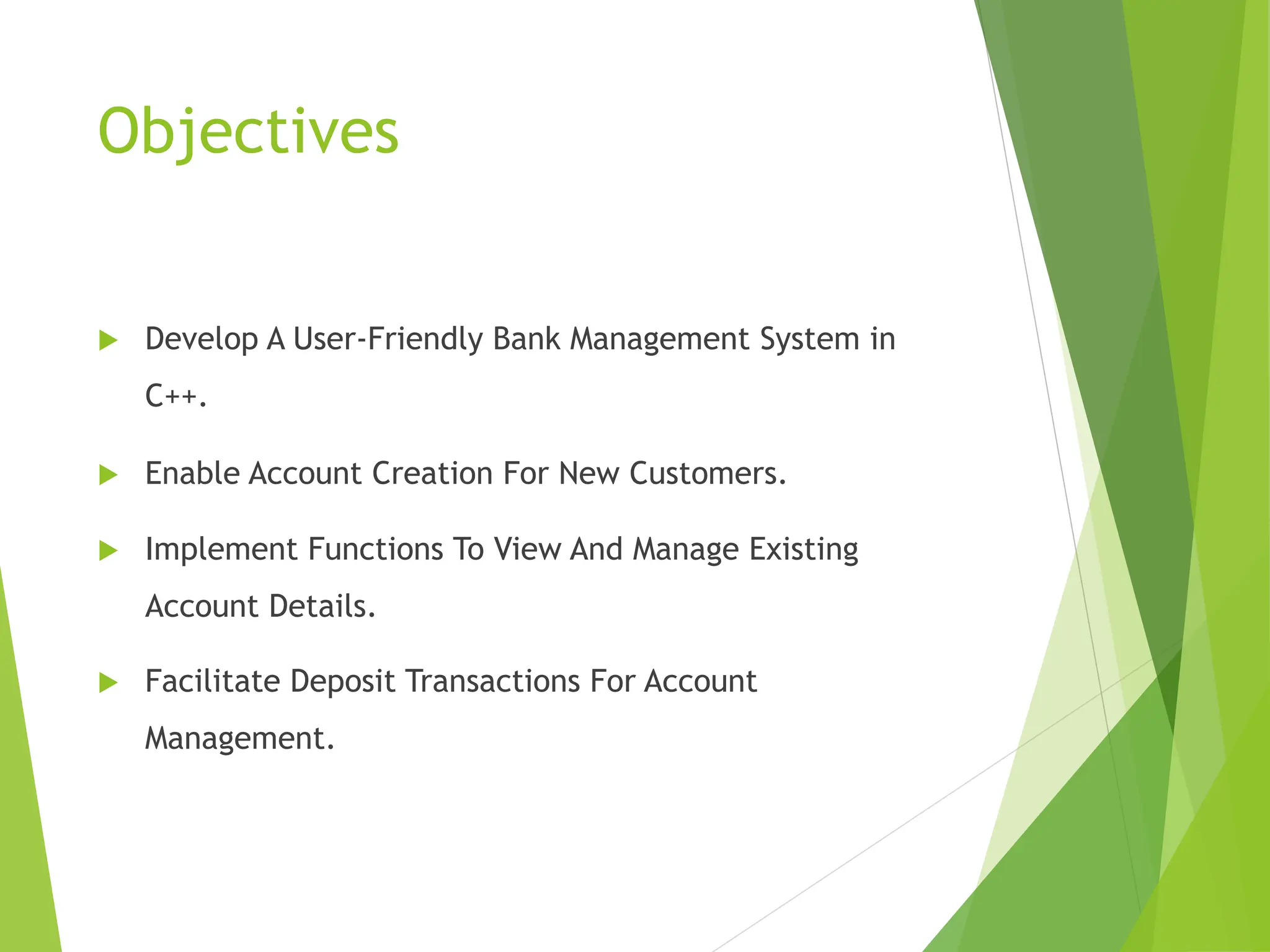 Bank Mgmt System: Optimizing Opperations | PPTX