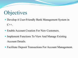 Bank Mgmt System: Optimizing Opperations | PPT