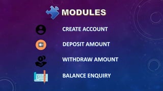 Bank management system c++ | PPTX