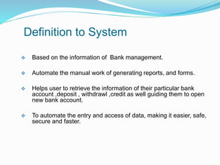 Bank management system PPT.pptx