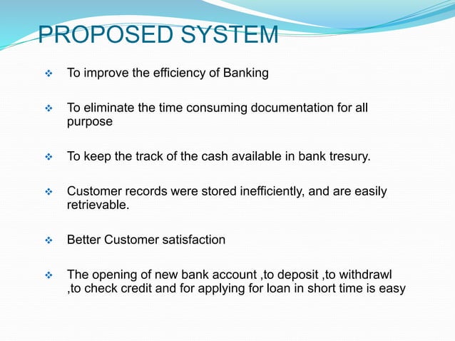 Bank management system PPT.pptx | Databases | Computer Software and ...