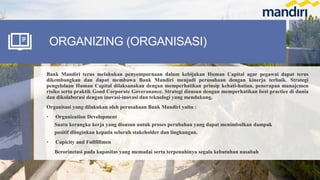Manajemen Organisasi Bank Mandiri | PPTX