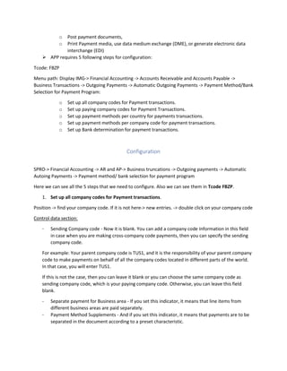 Bank Master Data, House bank, APP and DMEE.docx