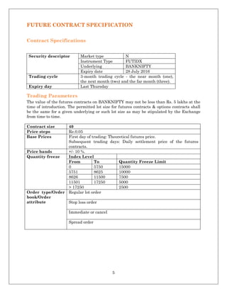 NIFTY BANK Derivative report | PDF