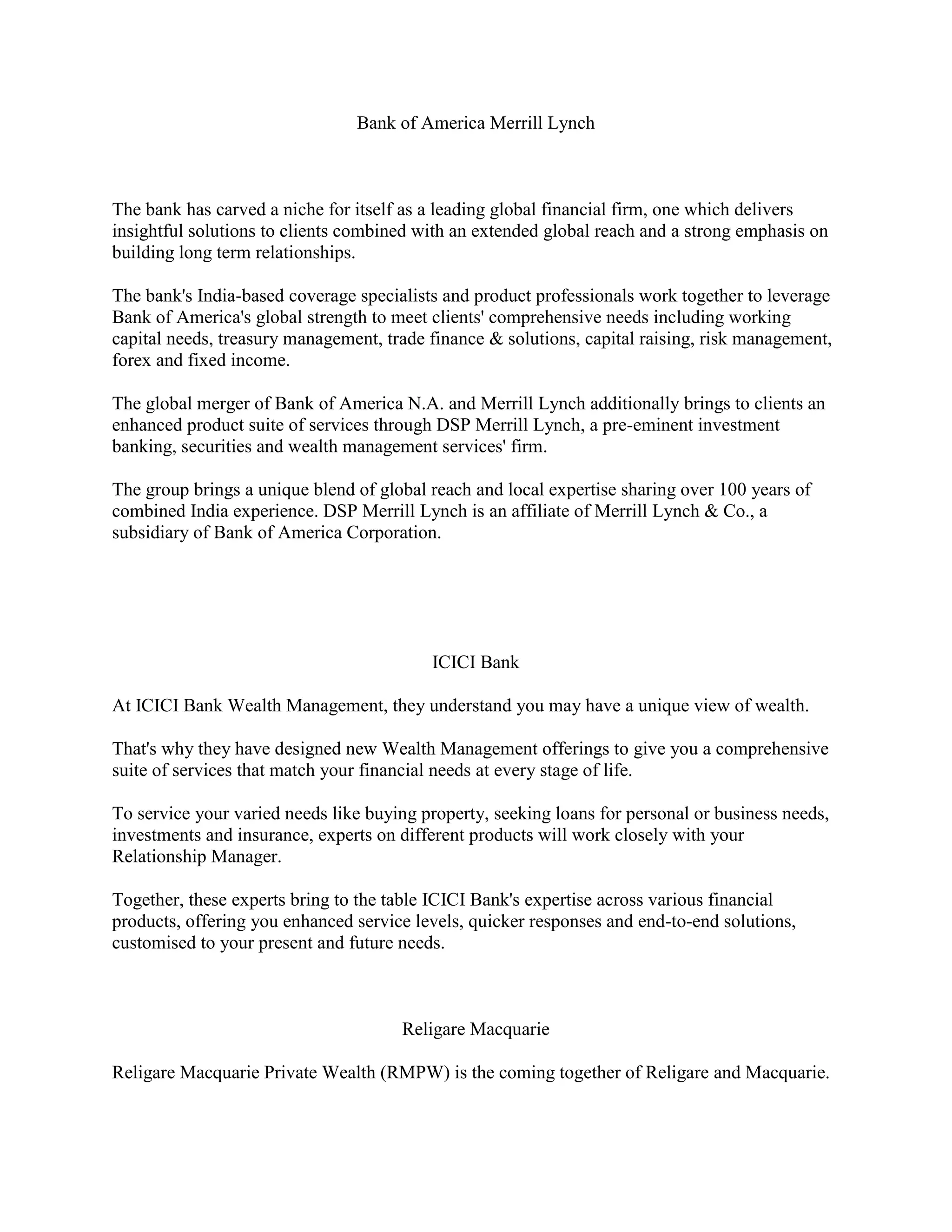 Bank of america merrill lynch | DOCX