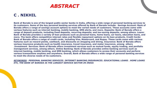 bank of baroda by nikhil.pptx