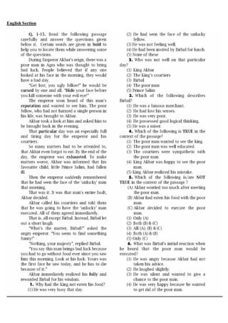 Bank of baroda clerical exam sample question paper 2 | PDF