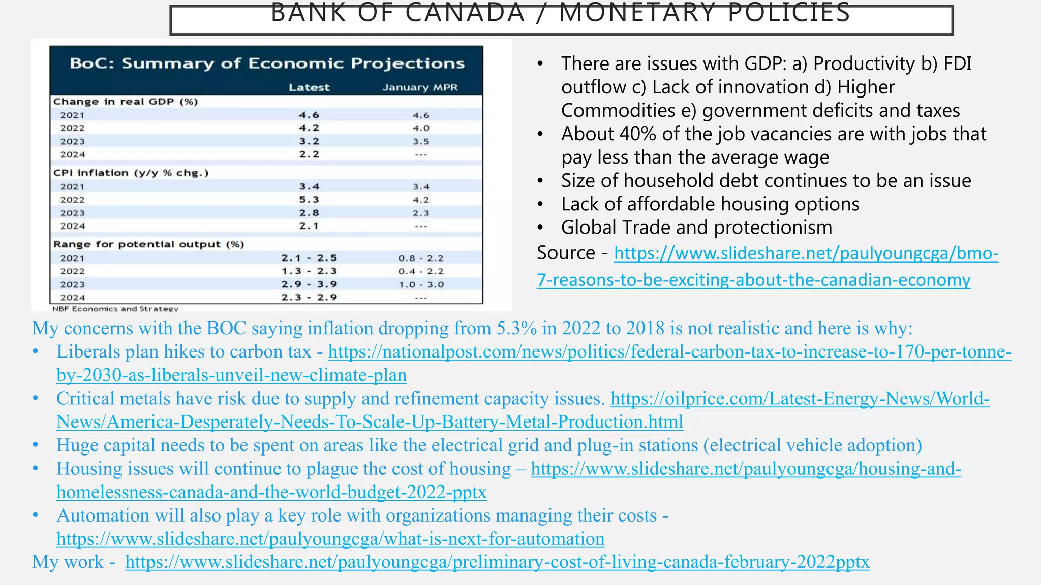 Bank of Canada - What is next for Monetary Policies - April 2022.pptx