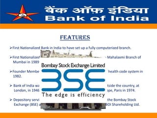 Bank of india presentation | PPTX