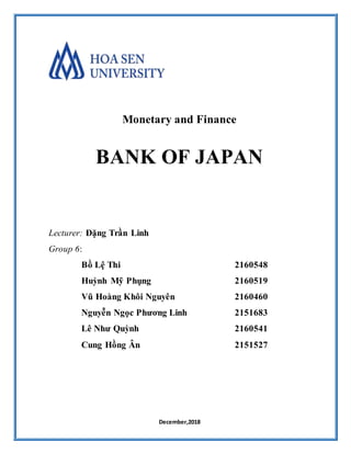 Bank Of Japan | DOCX