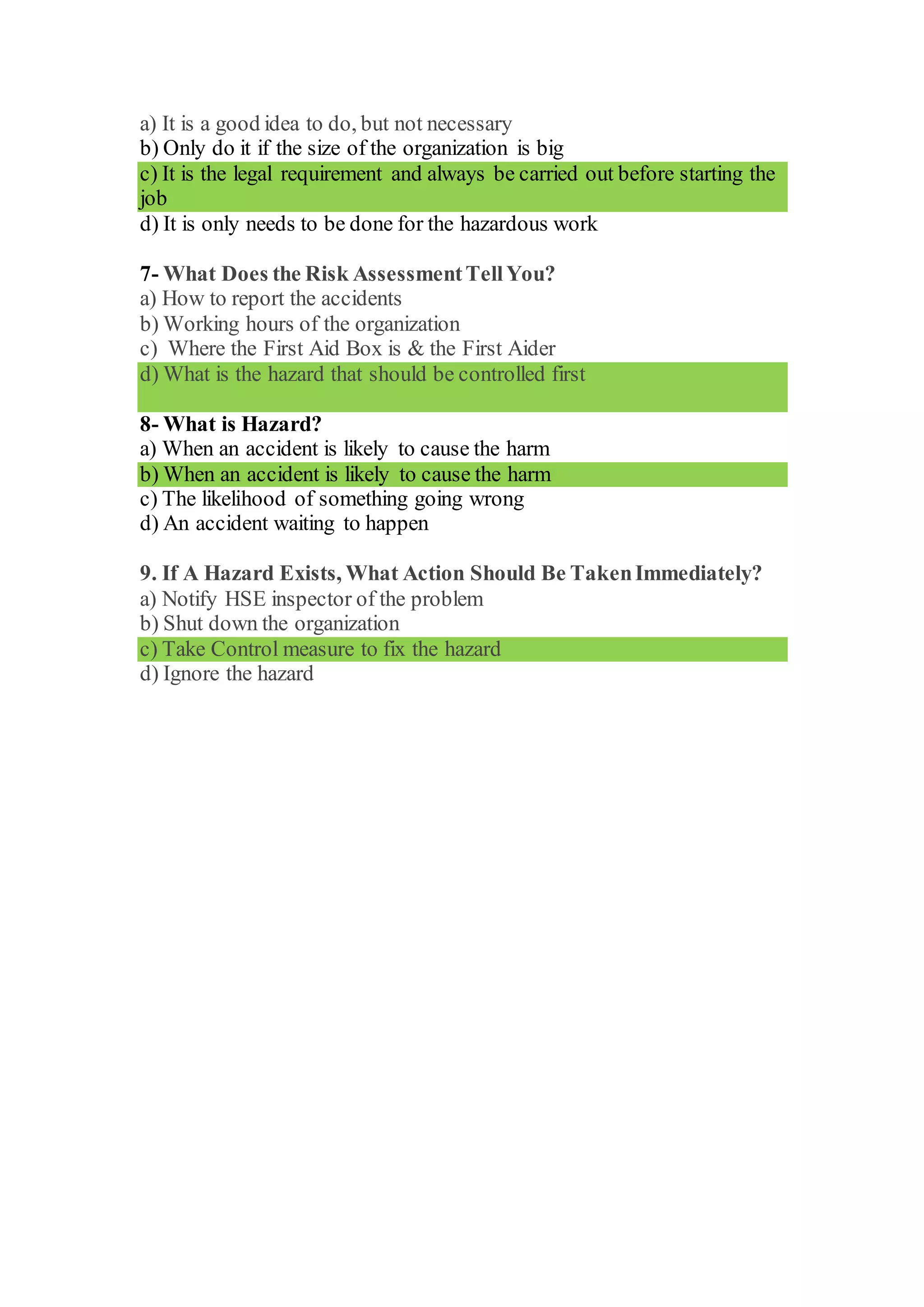 Bank of Questions 2021 Risk Ass. Midterm.docx