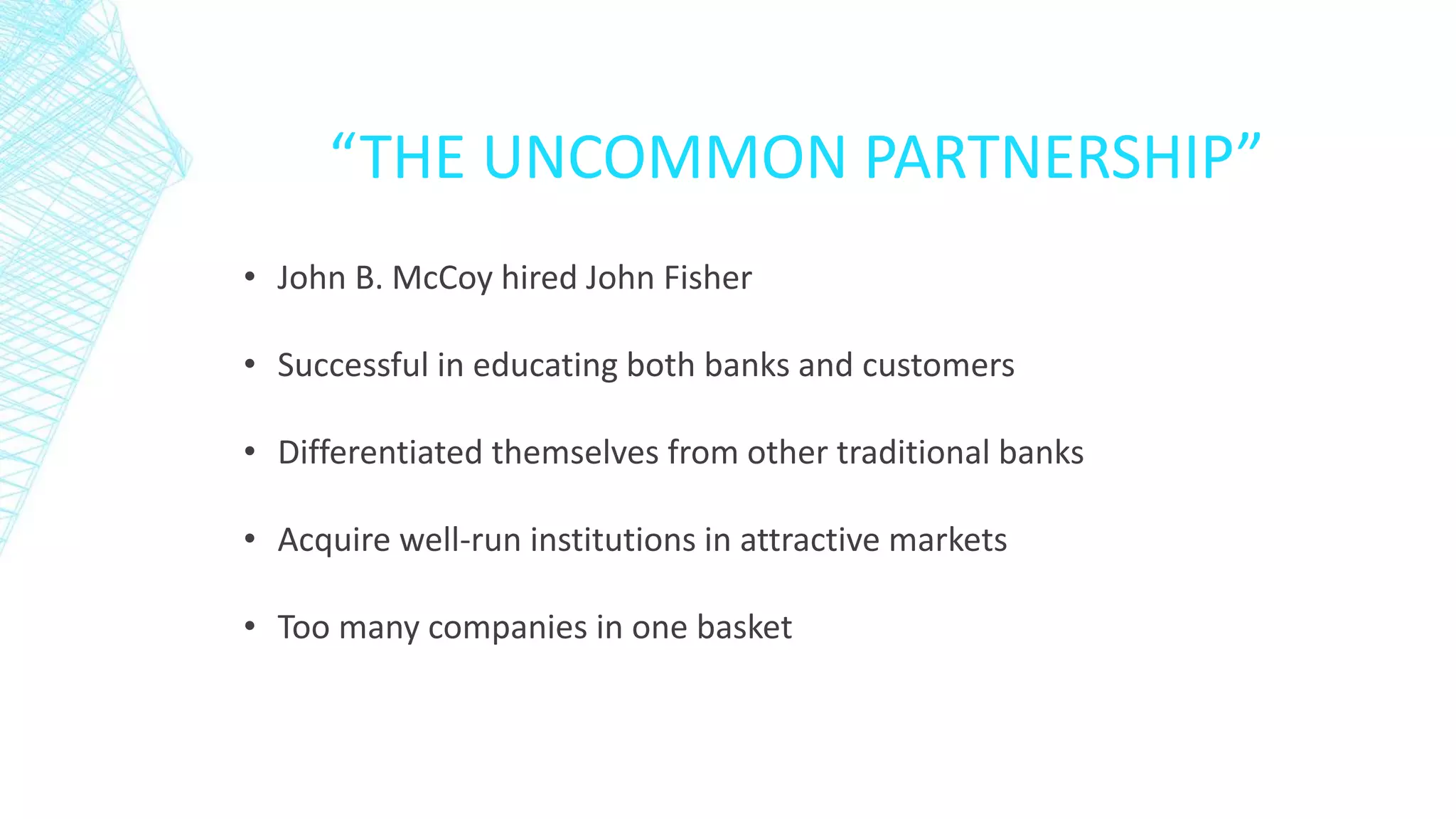 Bank one-Profitless PC | PPTX