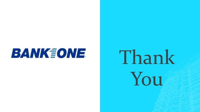 Bank one-Profitless PC | PPT