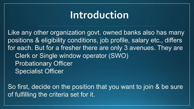 Bank Exam Preparation Tips | PPT