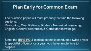 Bank Exam Preparation Tips | PPTX