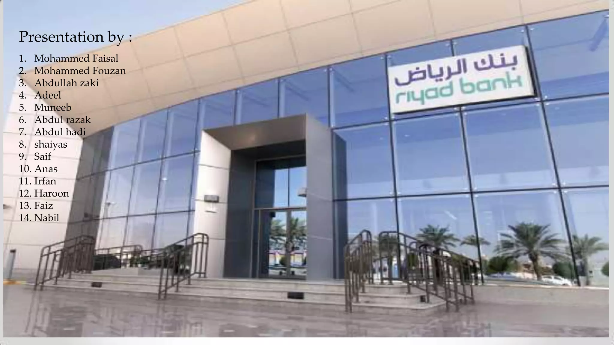 Riyadh Bank Presentation | PPT