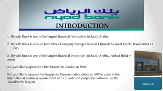 Riyadh Bank Presentation | PPT