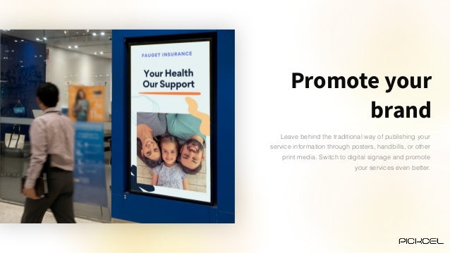 How to use digital signage for banks | PPT