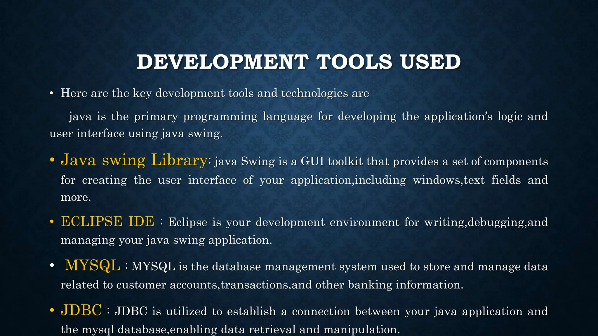 Bank management project ppt using java servlets | PPTX