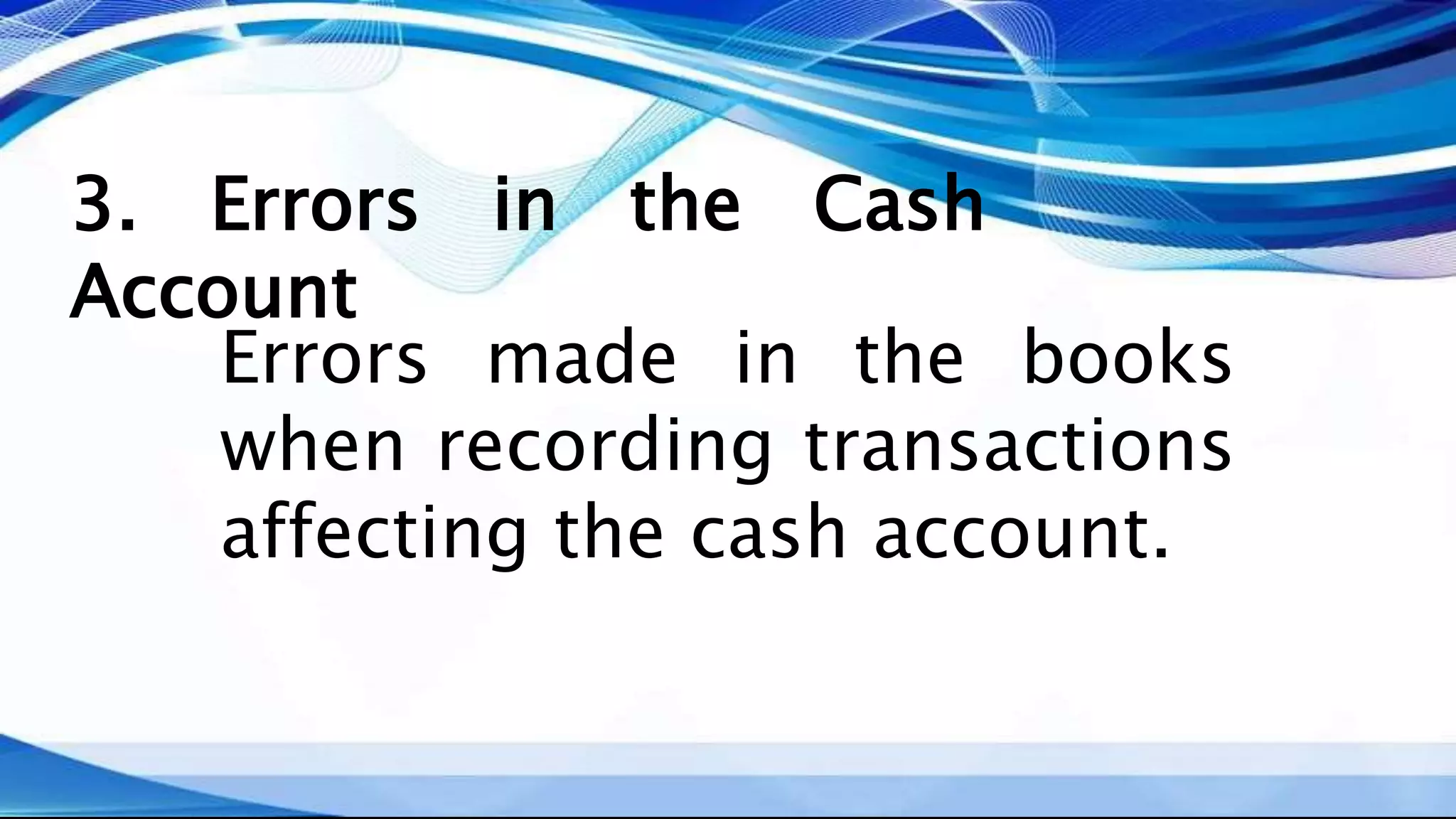 Bank reconciliation | PPTX