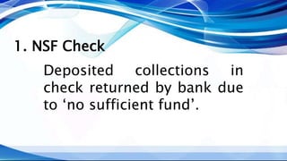 Bank reconciliation | PPTX
