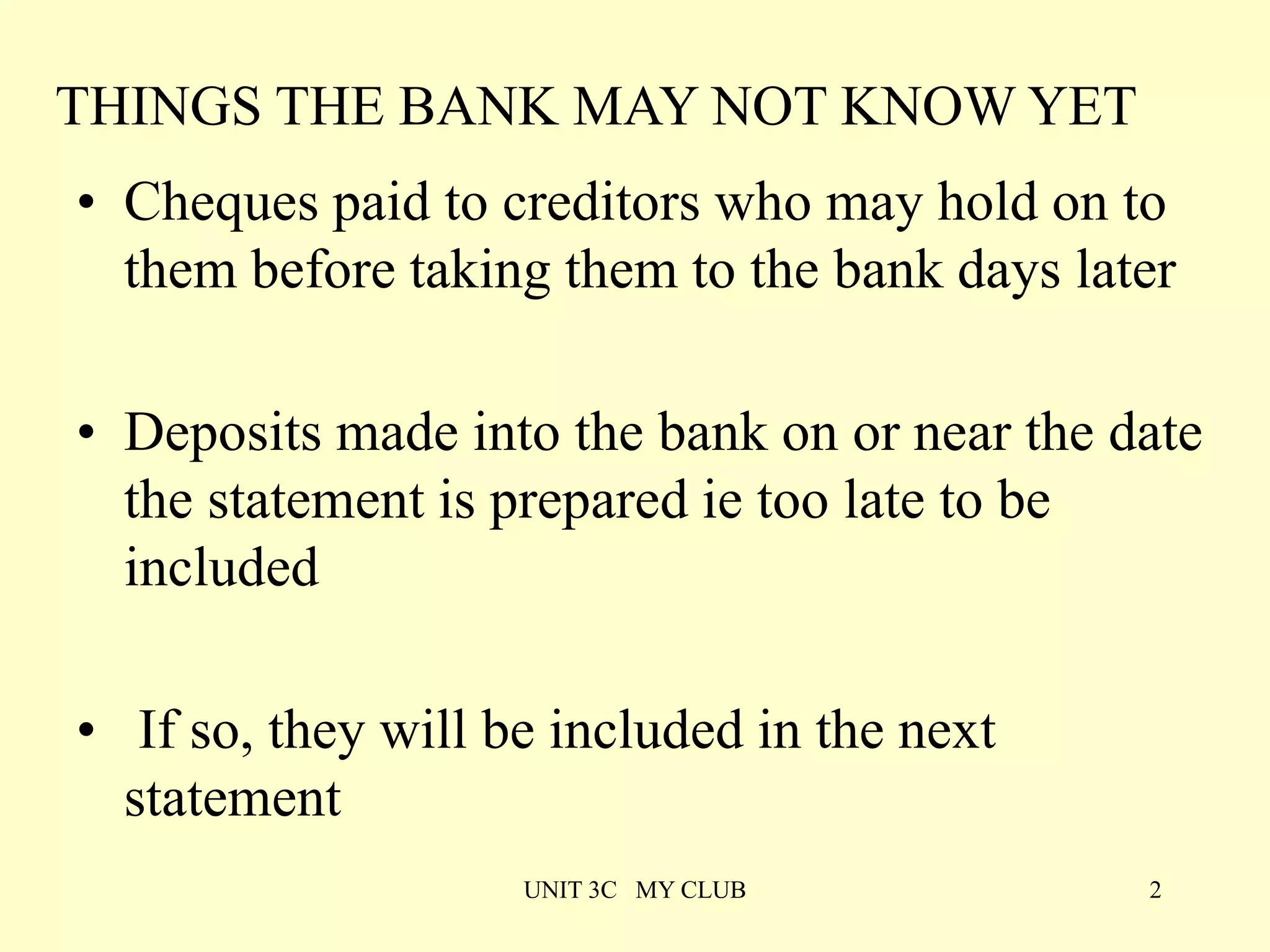 Bank Reconciliation.ppt