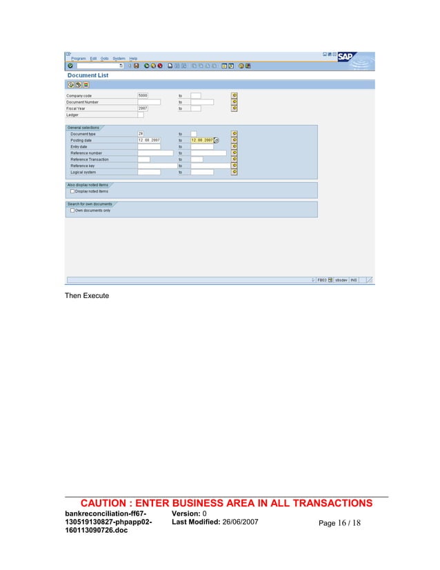 Bankreconciliation ff67-130519130827-phpapp02 | PDF