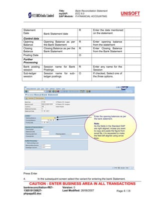 Bank reconciliation ff67 | DOC