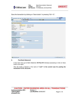 Bank reconciliation ff67 | DOC